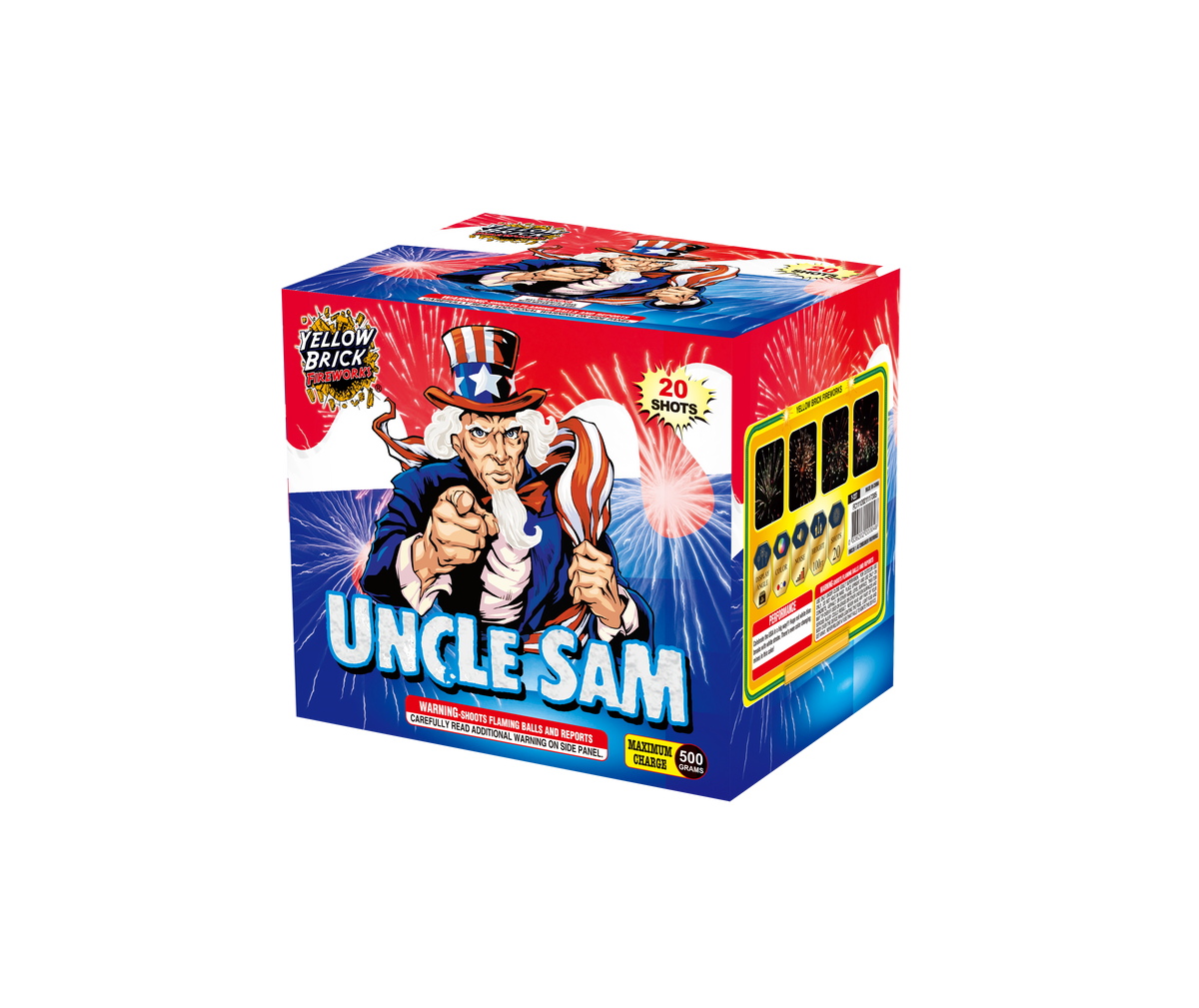 UNCLE SAM 20 shots – Helm Fireworks