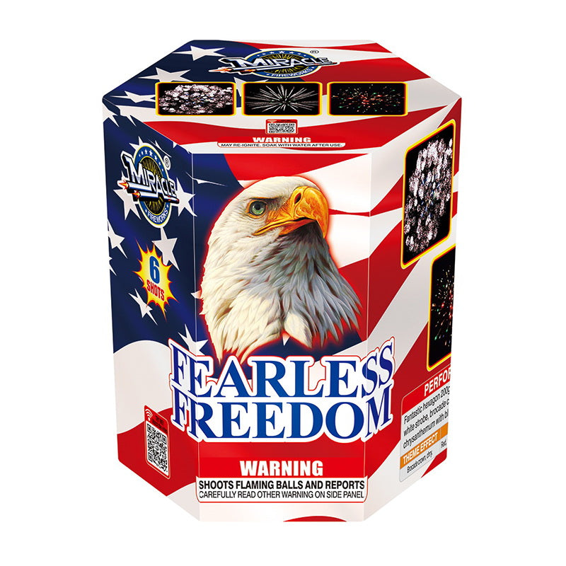 Fearless Freedom 6 Shots – Helm Fireworks
