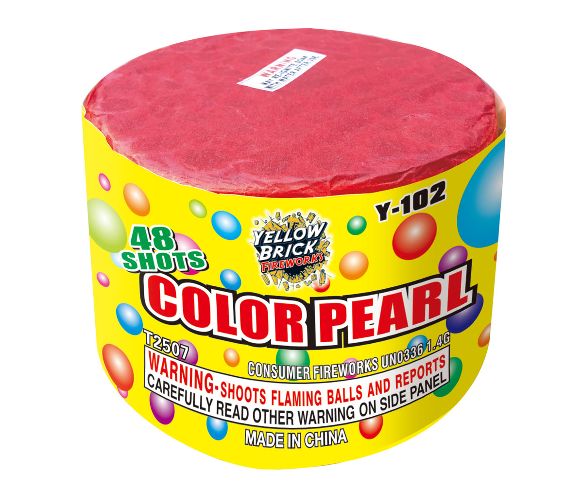 48 Shot Color Pearl – Helm Fireworks