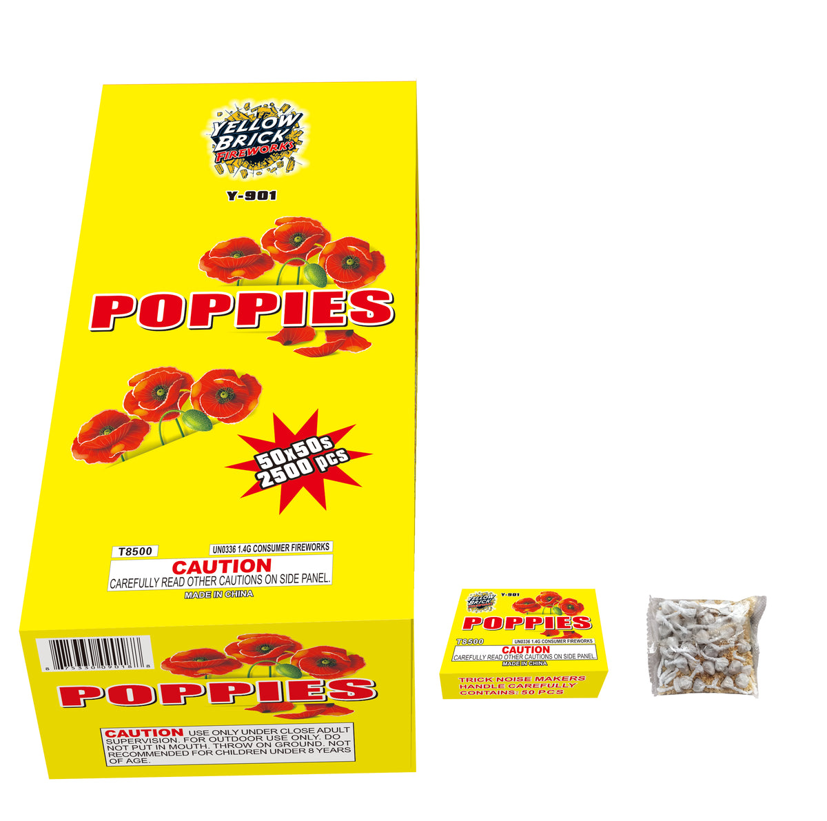 Poppies Snappers – Helm Fireworks