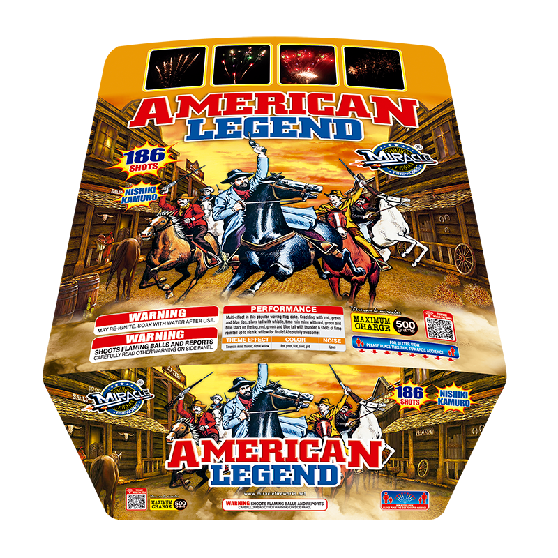 American Legend 189 Shots – Helm Fireworks