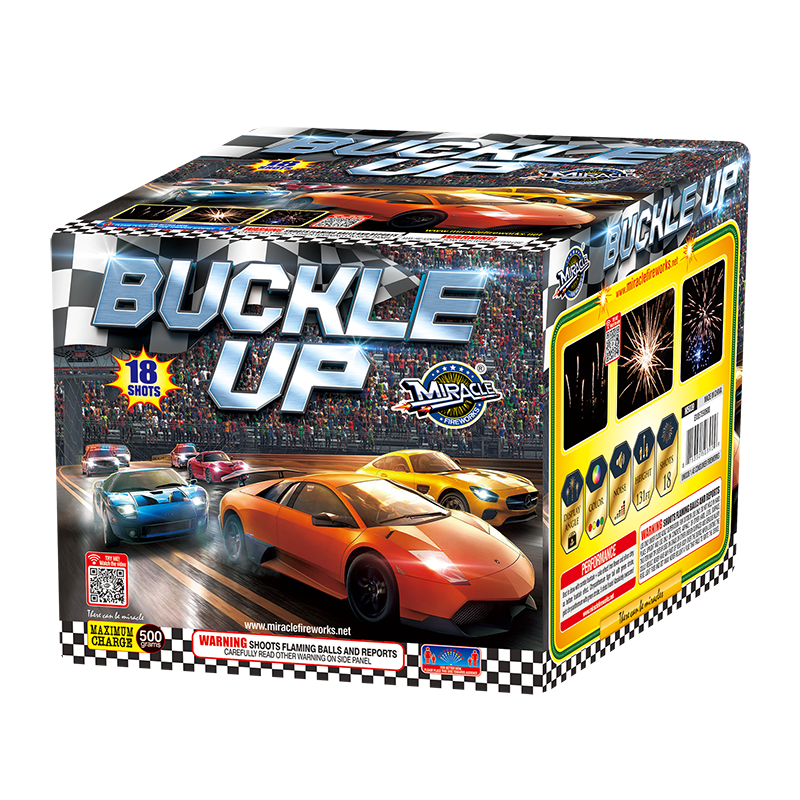 Buckle Up 18 Shots – Helm Fireworks