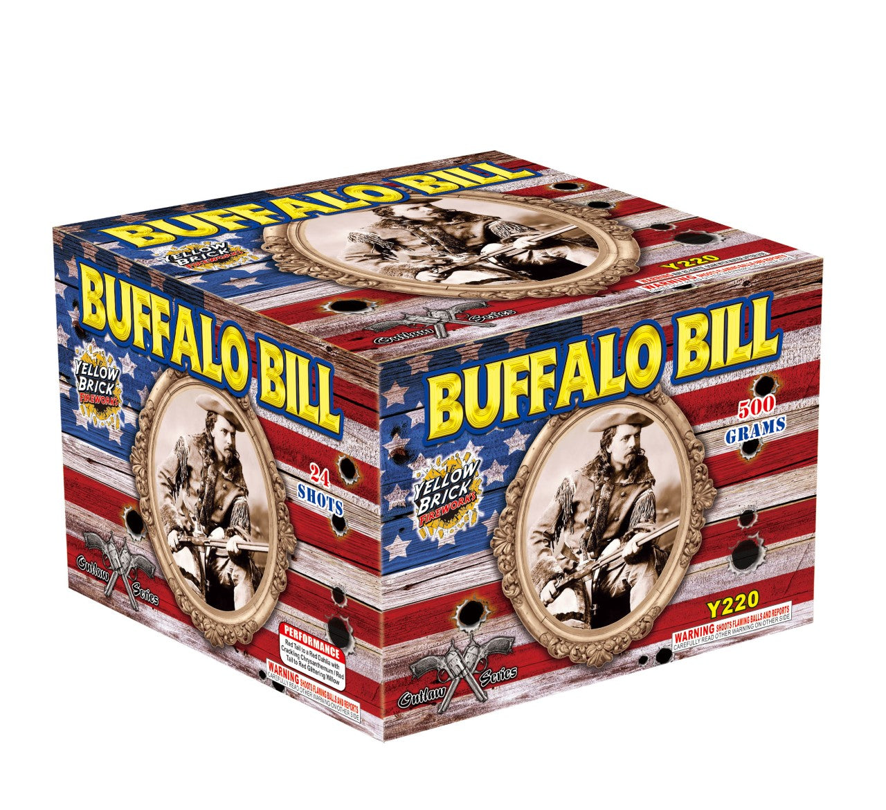 Buffalo Bill 24 Shots – Helm Fireworks