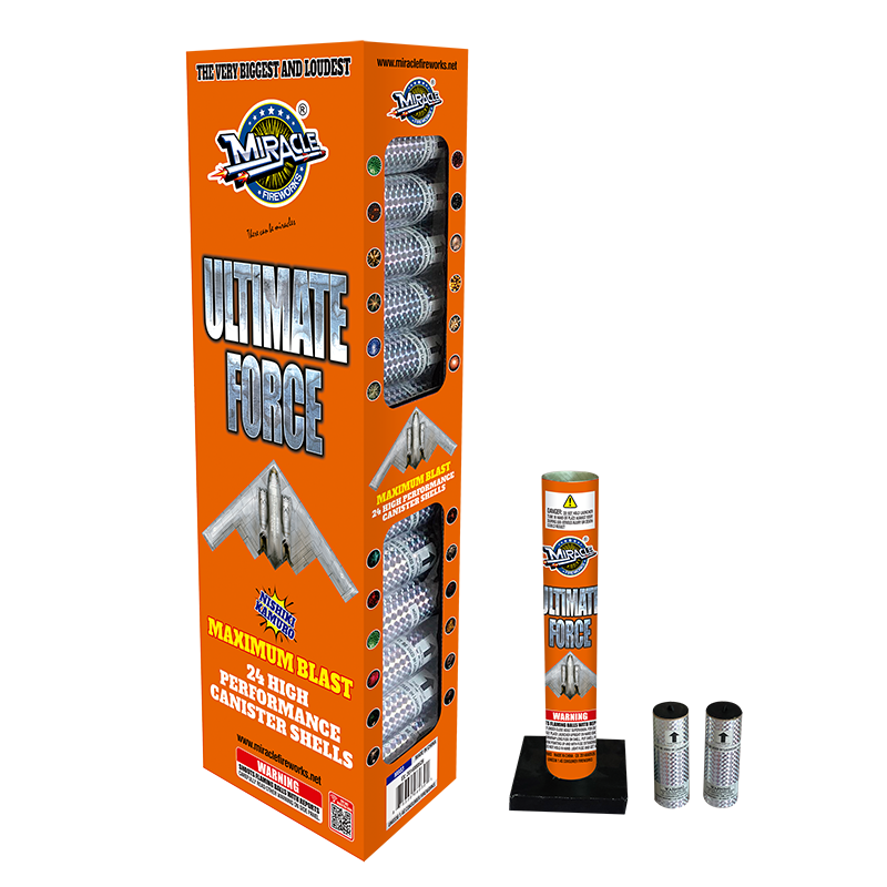 Ultimate Force, 4" 60gram – Helm Fireworks